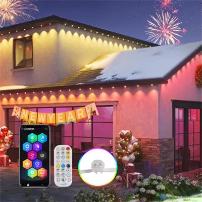 China DC12V Addressable RGBW LED Pixel Eave Light 1W IP67 Outdoor Christmas Decoration for sale