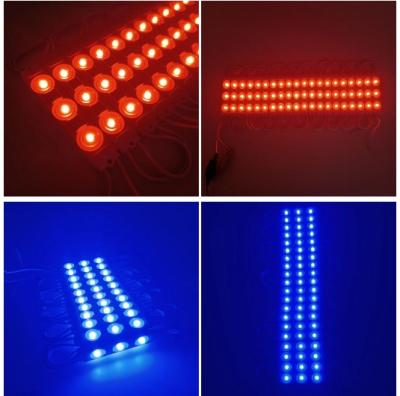 China DC 12V 1.5W LED Module for Outdoor Decorative Lighting SMD2835 3 Lens 1200-15000K for sale