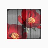 China 2.6mm Pixel Pitch 4500cd/m2 Transparent Glass LED Grille Screen for Indoor Outdoor Full Color Advertising for sale