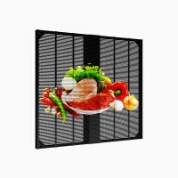 China 2.6mm Pixel Pitch 4500cd/m2 Transparent Glass LED Grille Screen for Indoor Outdoor Full Color Advertising for sale