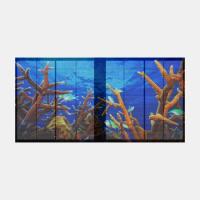 China 2.6mm Pixel Pitch 4500cd/m2 Transparent Glass LED Grille Screen for Indoor Outdoor Full Color Advertising for sale