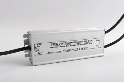 China IP67 Waterproof LED Power Supply 250W 24V 36V Outdoor Driver 3 Years Warranty for sale
