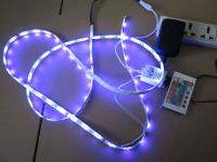 China DC12V SMD5050 RGB LED Light Strip 60 LEDs/m Colorful Flexible Strip Lights for Building Decoration for sale