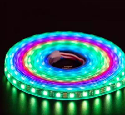 China WS2812B RGB Digital LED Strip 5M 60 LEDs SMD5050 Addressable Flexible IP20 IP65 IP67 for sale