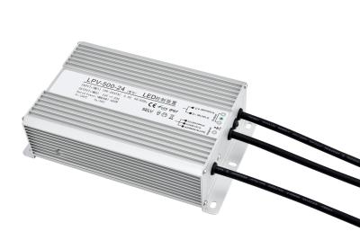 China IP67 Waterproof LED Power Supply 500W 24V DC Slim Switching Driver Indoor Outdoor for sale