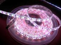 China Smart Flexible Indoor DC12V SMD5050 RGB LED Light Strip 60M Roll for Decoration for sale