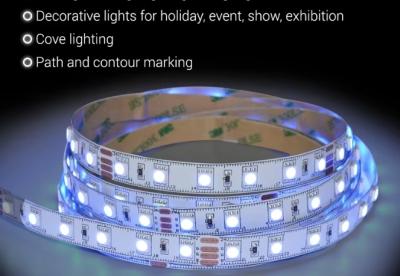China SMD5630 LED Strip Light RGB Outdoor Landscape Lighting 12V DC 5m Flexible for sale