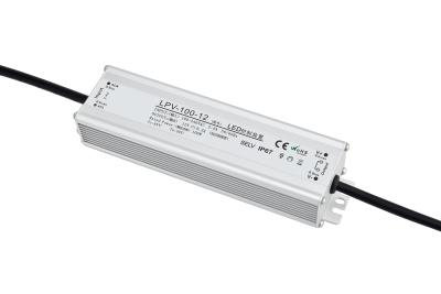 China Rainproof 12V 24V 100W LED Switching Power Supply Waterproof AC DC Transformer for Signboard Strip for sale