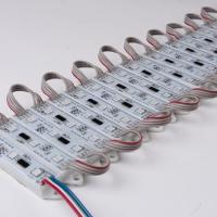 China SMD2835 DMX512 DC12V 1W IP67 Ultrasonic Injection LED Module 78x13mm 100lm 160 Degree for sale