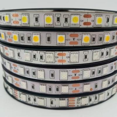 China IP67 Waterproof LED Strip 5050 DC12V 60LEDs/m Flexible RGBW Light 5M Roll for sale