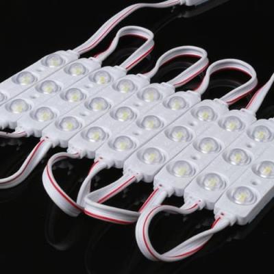 China SMD 2835 DC12V 1.5W 3 Lights Injection LED Module IP65 Waterproof for Letter Sign Advertising Light Box for sale