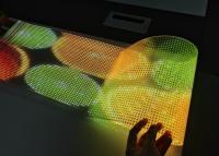 China P8 LED Transparency Film Screen 240x1000mm 92% Permeability for Retail Store Window Advertising for sale