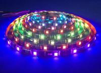 China IP20 RGB LED Strip Light 5M SMD5050 Smart Flexible Tape with Adhesive Backing DC12V for sale