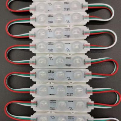 China SMD 5050 12V LED Module 0.72W IP65 for Advertising Light Boxes DC 12V Input 3 LEDs for sale