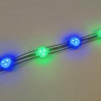China 30mm IP67 Waterproof LED Point Light 1W DC12V RGB Outdoor Decorative Lighting for sale