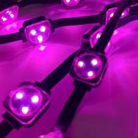 China 30mm IP67 RGB LED Pixel Light DMX512 12V 1W Outdoor Building Lighting for sale