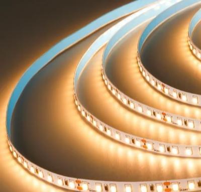 China High Density 480 LEDs 24V IP67 Warm White 2700K Dot Free 8mm COB LED Strip Light Kit 10m for sale