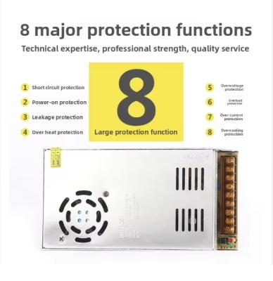 China 600W 24V Waterproof LED Power Supply Constant Voltage Driver for Emergency Lighting for sale