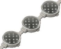China 50mm IP67 Waterproof RGB LED Point Light DMX512 24V Outdoor Facade Lighting for sale