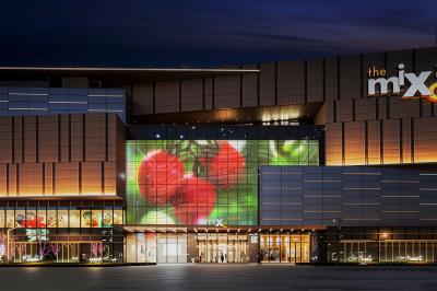 China P8 Indoor RGB Full Color DC5V Flexible Transparent LED Film Screen 480x960mm for sale