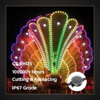 China 40mm IP67 LED Point Light Source 1.5W DC24V RGB Pixel Light for Building Facade Decoration for sale