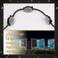 China 30mm IP67 DMX512 LED Point Light 0.6W 12V Smart Eave Light for Outdoor Decoration for sale