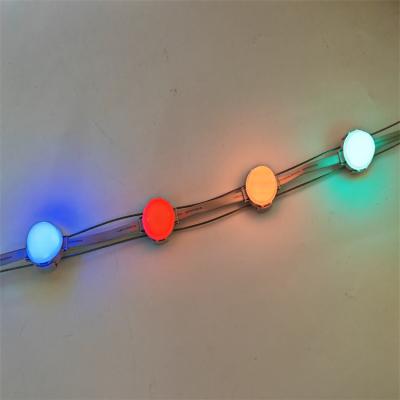 China Outdoor RGB LED Pixel Light IP67 40mm DC24V Addressable Aluminum Track Lighting for Christmas Holiday Decor for sale