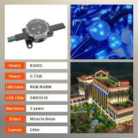 China 30mm IP67 Waterproof High Temp Resistant LED Pixel Light 0.75W DC12V for Facade Lighting for sale