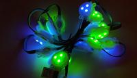 China LED Point Light 30mm DC12V IP67 Waterproof Full Color RGB Pixel Light for Building Decoration for sale