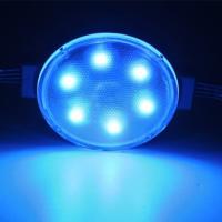 China 50mm 24V RGBW PC Material LED Point Light for Building Decoration IP67 for sale