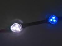 China RGB LED Point Light Source 30mm IP67 0.75W Outdoor Building Decoration DC12V for sale