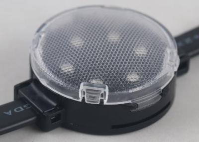 China 50mm 24V 1.5W IP67 Waterproof LED Point Light DMX512 RGB 120° Beam Angle PC Material for sale
