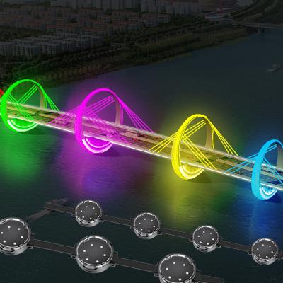 China LED Pixel Point Light Source IP67 24V 40mm 1.5W Outdoor RGB Building Lighting for sale