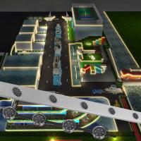 China LED Pixel Point Light Source IP67 24V 40mm 1.5W Outdoor RGB Building Lighting for sale