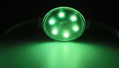 China LED Pixel Point Light Source Outdoor Building Lighting IP67 24V 50mm 1W 1800K-6500K for sale