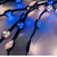 China 25mm DC12V IP67 Waterproof RGBW LED Point Light Outdoor PC Construction 1W for sale