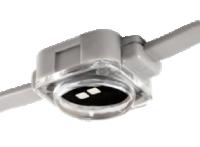China 25mm DC12V 0.5W RGB LED Point Light IP67 Waterproof for Landscape Disco for sale