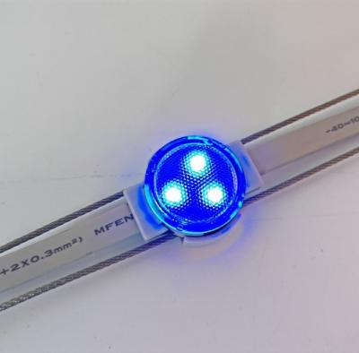 China 30mm IP67 Waterproof LED Tent Light 0.5W DC12V RGB High Lumen Festival Atmosphere Decoration Lamp for sale