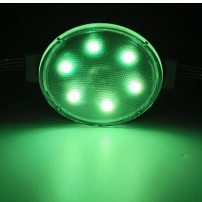 China 50mm 24V SMD3535 IP67 Waterproof LED Point Light 120 Beam Angle PC Material for sale