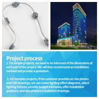 China 40mm Smart Addressable LED Pixel Light IP67 Waterproof 1.2W DC24V for Outdoor Facade for sale