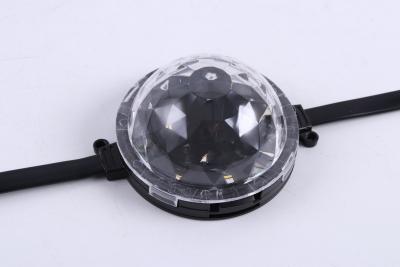 China 80mm RGB DC24V Pixel Point Light DMX512 IP67 Waterproof 120° Beam Angle for sale