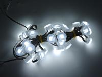 China 22.83mm 12V IP67 Waterproof LED Point Light 120 Degree Beam Angle PC Material RGBW for sale