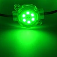 China PC Material 30mm 12V SMD2835 IP67 Waterproof Flexible LED Point Light RGB for sale