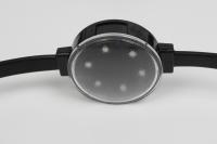 China 50mm IP67 Waterproof LED Point Light 1.5W DC24V RGB with Optical Lens for Building Decoration for sale