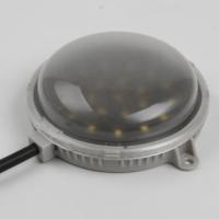China IP67 Waterproof 100mm DC24V SMD3535 LED Point Light PC Material RGBW DMX512 for sale