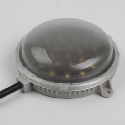 China IP67 Waterproof 100mm DC24V SMD3535 LED Point Light PC Material RGBW DMX512 for sale