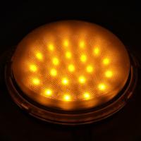 China IP67 Waterproof 100mm DC24V SMD3535 LED Point Light PC Material RGBW DMX512 for sale