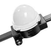 China IP67 Waterproof 30mm DC12V LED Point Light SMD3535 RGB DMX512 0.75W PC Housing for sale