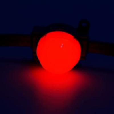 China 30mm DMX512 RGB LED Point Light DC24V 1.5W IP67 Waterproof SMD3535 120 Degree for sale
