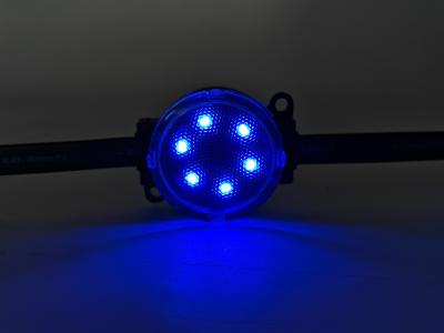 China 24V IP67 Waterproof RGBW LED Point Light 50mm Outdoor Facade Pixel Light DMX512 for sale